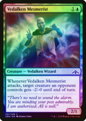 Vedalken Mesmerist FOIL Guilds of Ravnica -LP- MTG Magic the Gathering ...