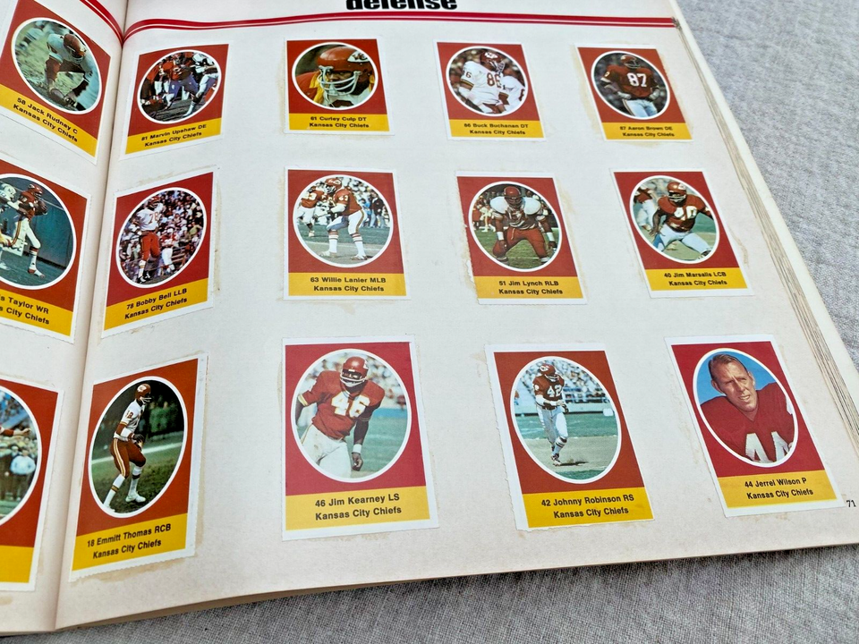 VINTAGE 1972 SUNOCO NFL ACTION 128 PAGE STAMP ALBUM - COMPLETE ...
