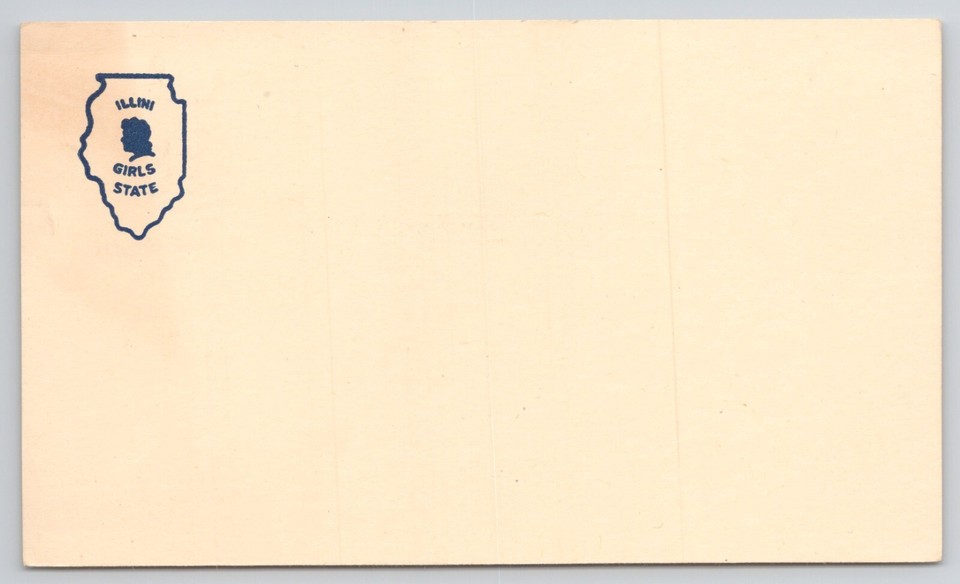 Postcard Postal Card Illini Girls State | eBay