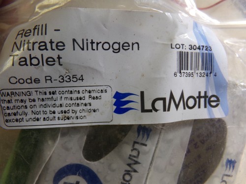 NEW LaMotte Nitrate Nitrogen Tablet R-3354 4EWD9 *FREE SHIPPING* | eBay
