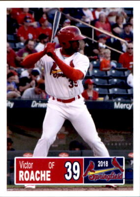 2018 Springfield Cardinals Grandstand #24 Victor Roache Tallahassee ...