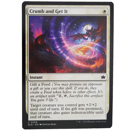 x1 Crum and Get It MTG BLB M/NM White Instant Common Bloomburrow TCG ...