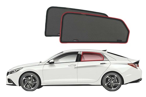 Genuine SNAPSHADES Car Rear Window Shades for Hyundai i30/Elantra Sedan ...