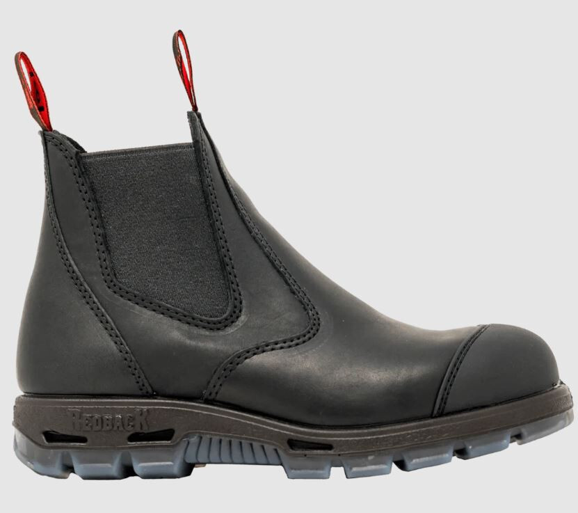 Redback HD Elastic Sided Steel Toe Work Boots USBBKSC With Scuff Cap US ...
