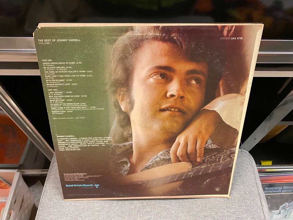 Johnny Darrell The Best Of Volume I LP United Artists STEREO VG | eBay