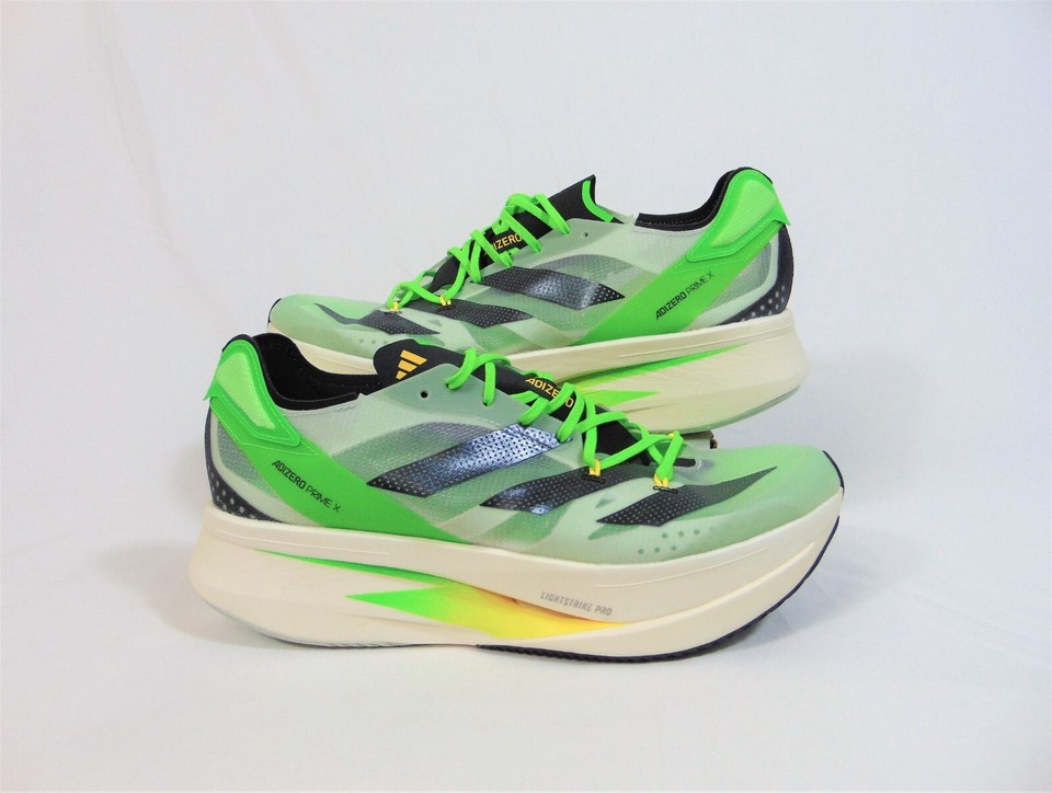 Adidas Adizero Prime X Linen Green Black Training Running Shoes Sz 6 ...