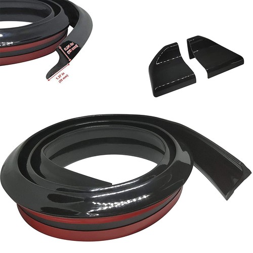 1.3" Wide Painted Gloss Black Roof Trunk Lip Boot Spoiler Wing 4.9ft 1 ...