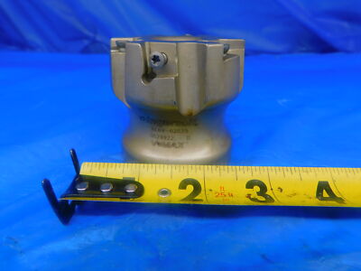 INGERSOLL 2 1/2 O.D. FACE MILL 6L6V-02R25 1" PILOT 3/8 KEY HOLDS 6 ...