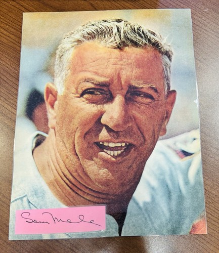 Signed Sam Mele 8X10 Photo Sport Magazine Autographed | eBay
