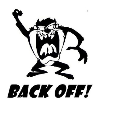 taz 1 vinyl car sticker, decal, window oracal 651 | eBay