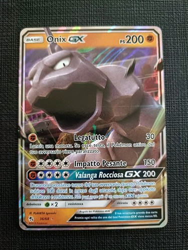 Pokémon TCG Onix GX Holo 36/68 ÉTAT PROCHE DU NEUF A12 | eBay