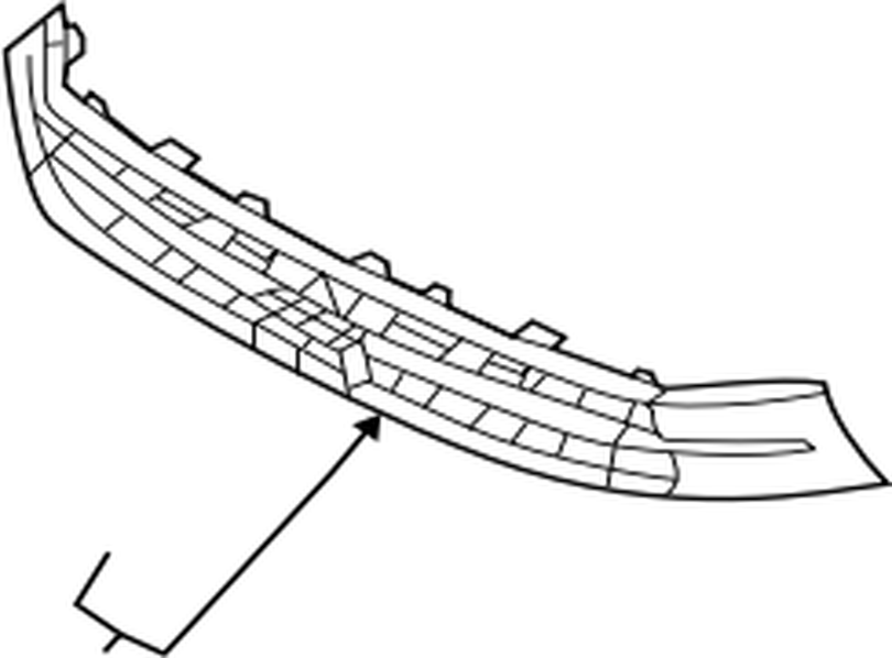 6402A504 Mitsubishi Grille assy, radiator 6402A504, New Genuine OEM ...