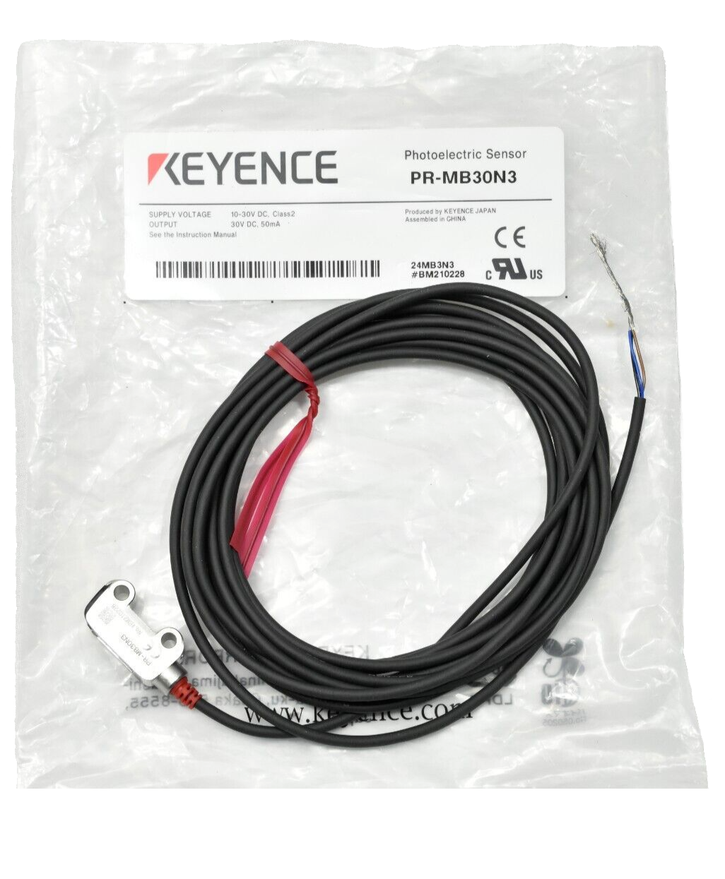 Keyence PR-MB30P3 Photoelectric Sensor PRMB30N3 | eBay