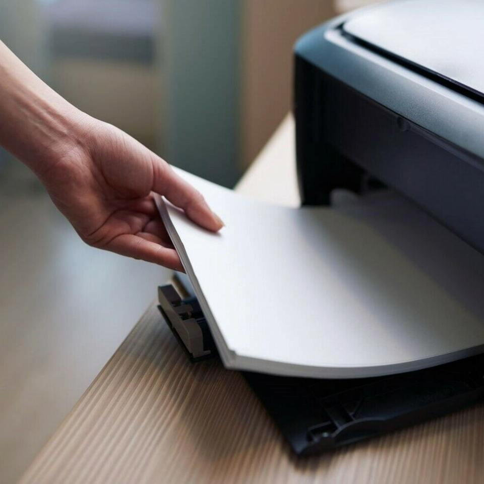 A4 White Printer Paper 80gsm, 500 Sheets Copy Paper for Laser Inkjet 1 ...