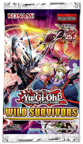 Yu-Gi-Oh Cards - Wild Survivors - Booster PACK (7 Cards) - Factory ...