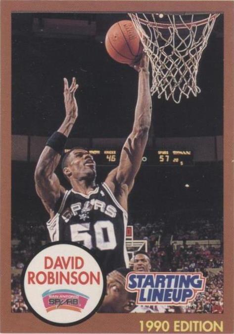 1990-91 Kenner Starting Lineup - David Robinson Brown Border for sale ...