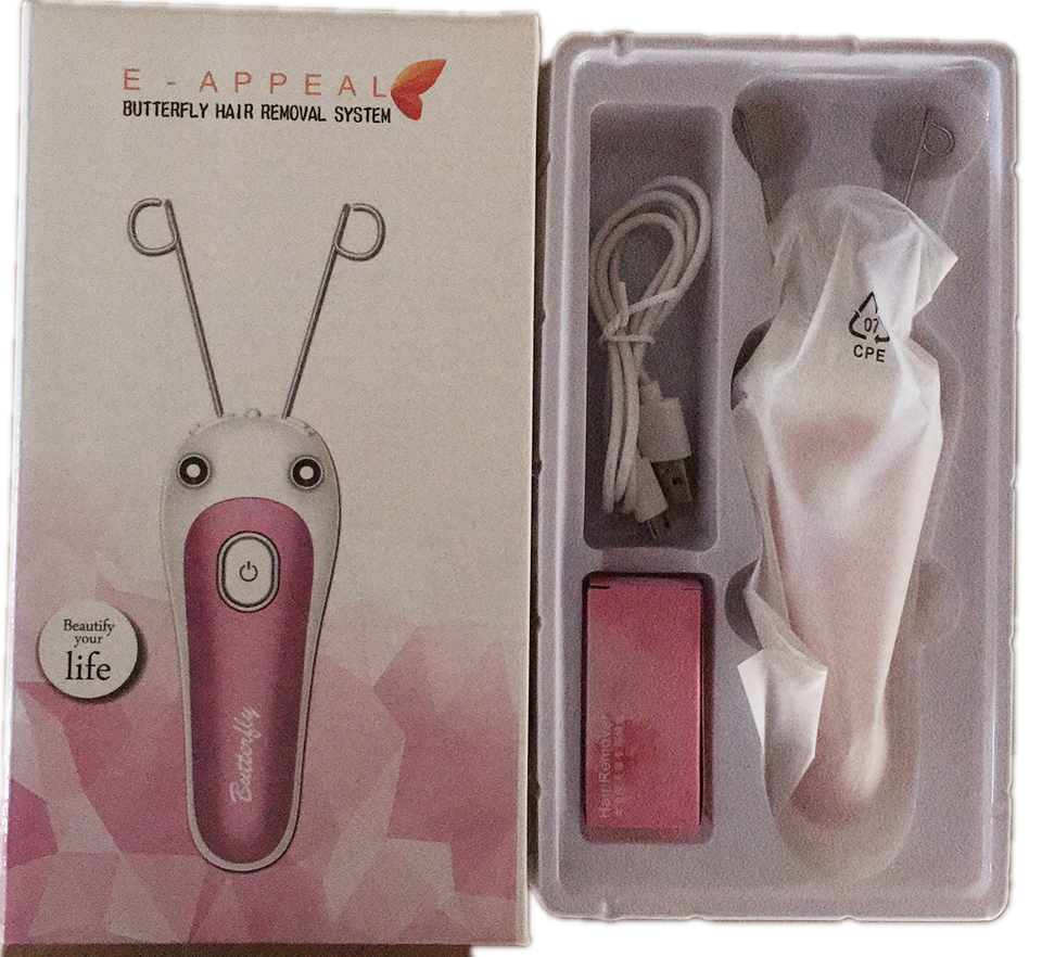 electronic hair threading machine (Butterfly hair removal) Hair ...