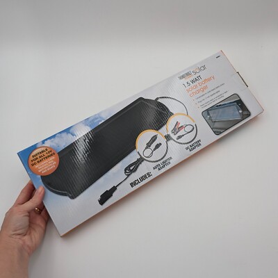 Thunderbolt Magnum Solar 1.5 Watt Solar Battery Charger New in Box | eBay
