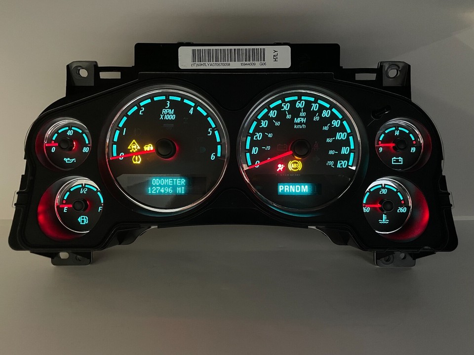 2007-2013 GMC Sierra Yukon Denali Speedometer Instrument Gauge Cluster ...
