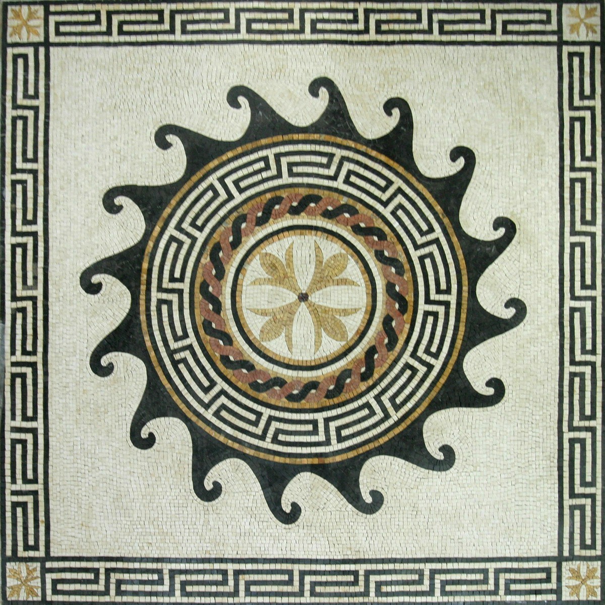 Marble Greek Key Greek Key Marble Bathroom Traditional Bathroom