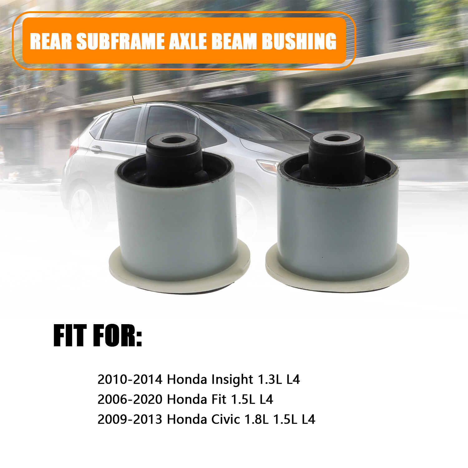 2X Subframe Mount Bushing Kit Rear Side Fit for 2010-2014 Honda Insight ...