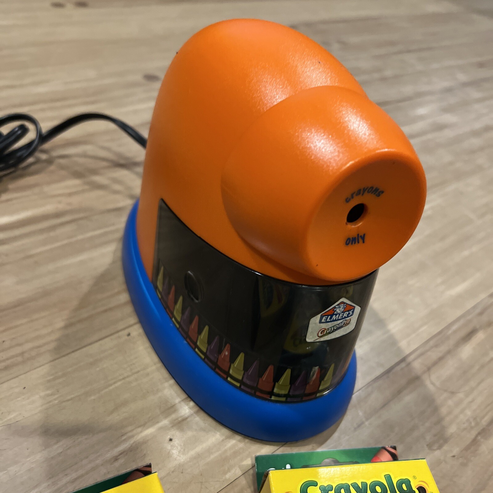 Elmer's Crayon Crayon Sharpener With 5 Boxes Of Crayola Crayons back to ...