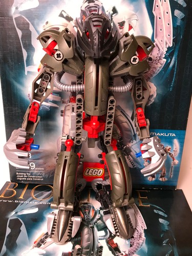 LEGO Bionicle 2003 Makuta Teridax 8593 - Loose w/ Box and Manual ...