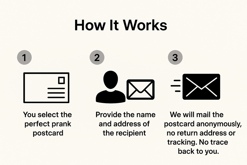 💌 Funny Prank Postcard – “Welcome to the Witness Protection Program” | eBay