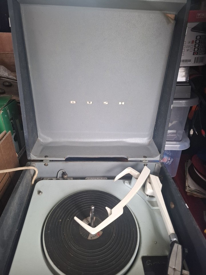Bush SRP.31C Portable Record Player Vintage , Working | eBay UK