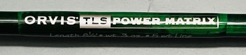 Orvis TLS Power Matrix 865-4 Fly Rod w/Orvis Battenkill Disc 5/6 Reel ...