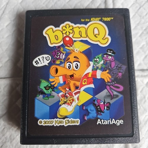 b*nQ - Atari 7800 Game Cartridge - RARE | eBay