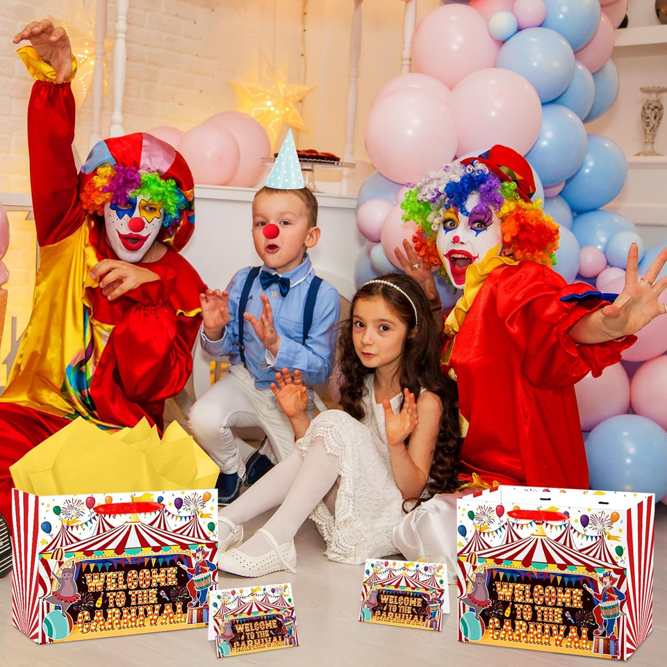 Carnival Gift Bag Circus Party Favors Bag Welcome to the Carnival ...