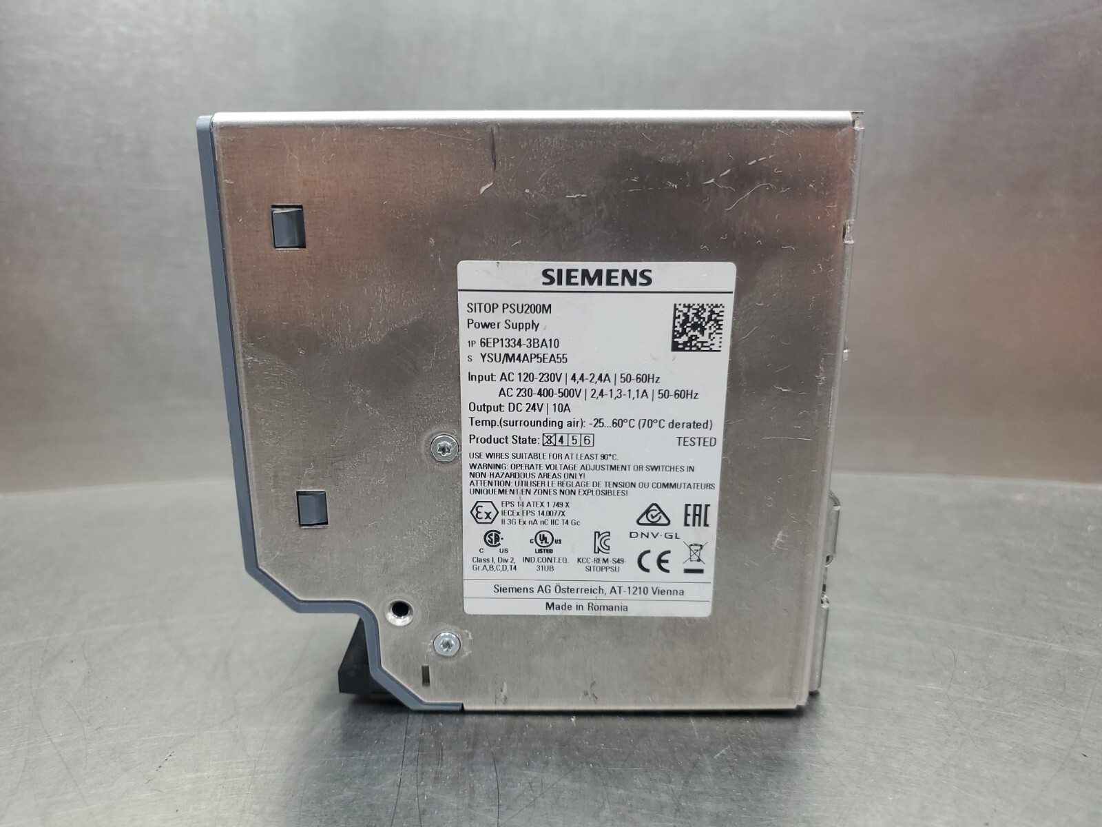 Siemens SITOP PSU200M (6EP1334-3BA10) 24VDC 10A Power Supply. 4D-1 | eBay