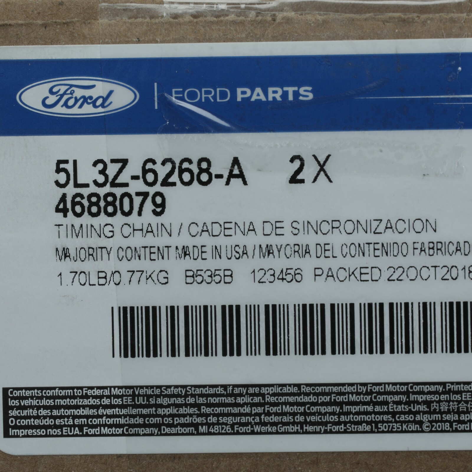Ford F250 F350 Super Duty 5.4L V8 Engine Timing Belt Chains Set OEM ...