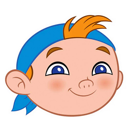 Cubby Jake & the Neverland Pirates Disney Cardboard Face Mask | eBay