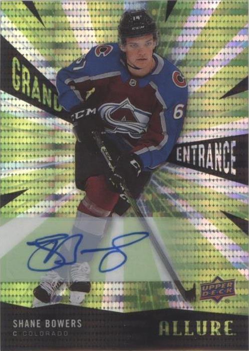 2020-21 Upper Deck Allure - Grand Entrance Shane Bowers #GE-13 Green ...