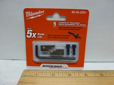 Milwaukee 48-32-2351 SHOCKWAVE Conduit Reamer Replacement Blades for 48 ...