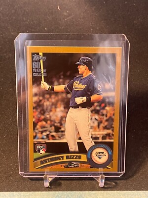 2011 Topps Update Rookie Gold #US55 Anthony Rizzo! #/2011! SP! | eBay