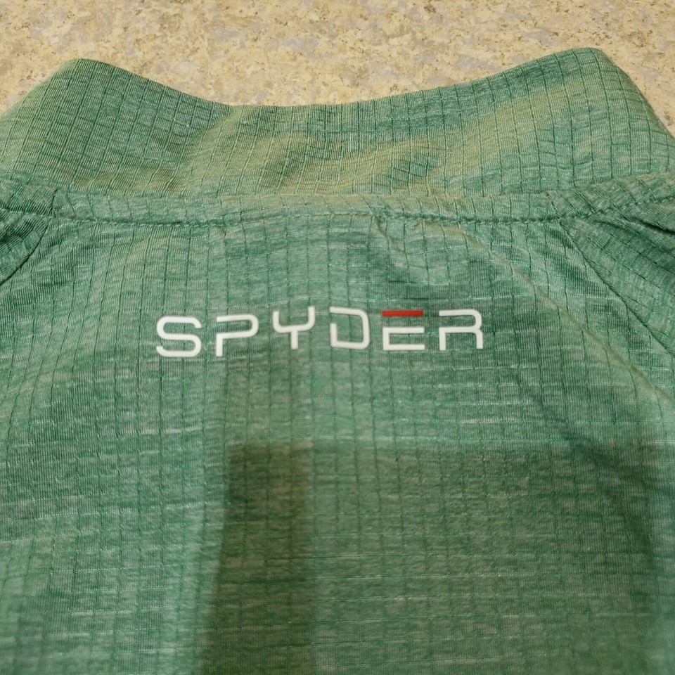 Spyder Active Men's PROWEB 4 Way Stretch 1/4 Zip Pullover | eBay