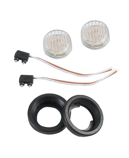 "Warrior Products 2910 Universal LED 2"" Round White Reverse Light Kit ...