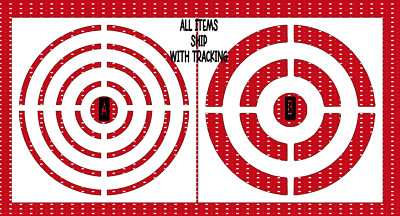BULLSEYE TARGET reusable stencil Mylar Plastic #103 | eBay