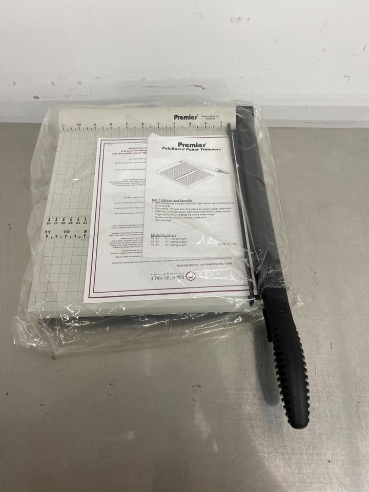 Martin Yale Model P212X 12" Polyboard Guillotine Trimmer | eBay