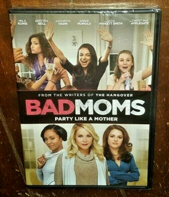 Bad Moms (DVD, 2016, Widescreen) Mila Kunis/Kristen Bell/Christina ...