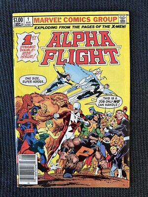 Alpha Flight # 1 Marvel Comics 1983 First App Puck Marina Tundra Wild ...