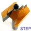 1 PC 1/2 SH Picture Frame Stepped Rabbet Molding Router Bit sct-888 | eBay
