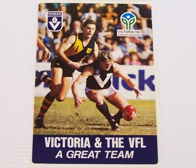 1985 VICTORIA AND THE VFL A GREAT TEAM NISSAN STATE OF ORIGIN PROMO ...