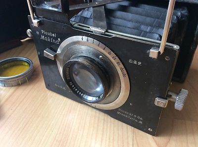 Vintage German Folding Camera Plaubel Makina with 10 cm f2.9 Anticomar ...