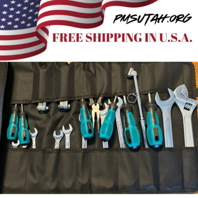 Roll Up Japanese Metric Motorcycle, ATV UTV SXS Repair Tool Kit Wrench ...