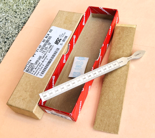 New! STARRETT No. 270 Steel Taper Gauge; SAE & Metric. Made in the USA ...