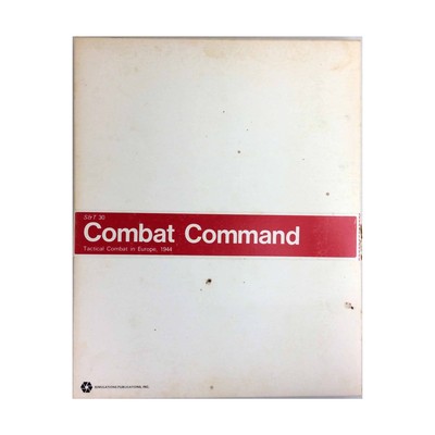 SPI Wargame Combat Command (Flat White Box) Tray VG | eBay